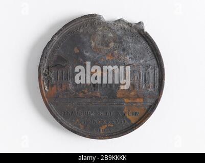 Auguste Caqué (1793-1881). "Inauguration of the statue of General ...