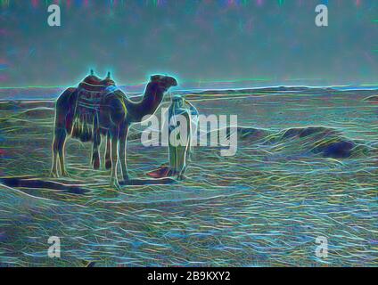 Wilderness of Shur. Exodus 1522. 1950, Egypt, Sinai. Reimagined by ...