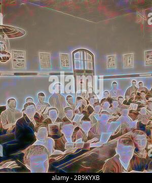 Mikweh. Children in classroom American Colony, Jerusalem. Photograph ...