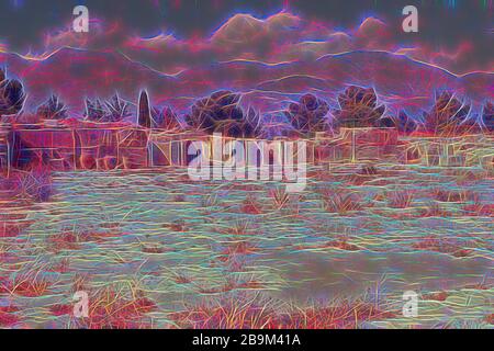 Ruins on Crete, Knossos. Center of Minoan civilization. Castle with ...