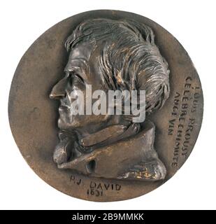 Joseph Louis Proust (1754-1826), French chemist. Engraving, 1873 Stock ...