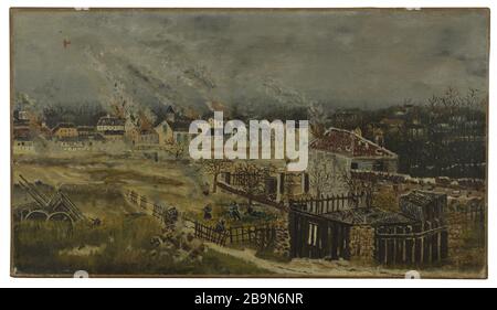 Henri Rousseau (as Douanier), Battle of Champigny (Seige of Paris 1870 ...