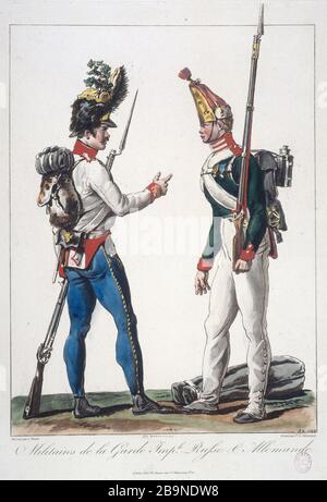 German uniforms of the 19th century, Guard - Cavalry: Prussia, officer ...