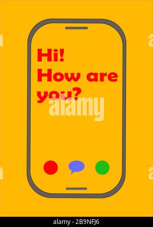 chat application interface Stock Vector Image & Art - Alamy