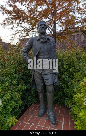 Nacogdoches, Texas, USA - November 16, 2019: The view of downtown, with ...
