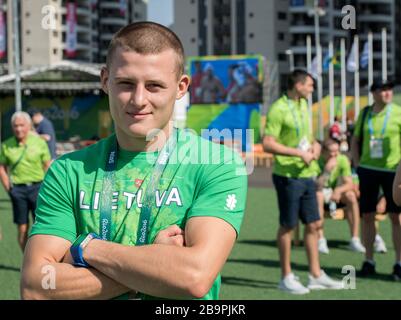 Eimantas Stanionis - Lithuanian boxer, European champion Stock Photo ...