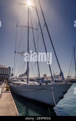 Worlds largest sloop the super yacht 'Mirabella V' now relaunched as ...