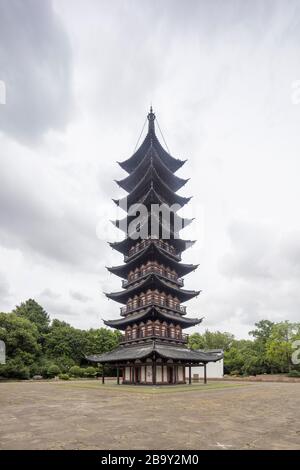The Songjiang Square Pagoda or Fangta, Songjiang, Shanghai, China Stock ...
