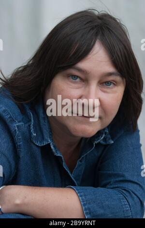 Ali Smith, the Scottish author and novelist at the Edinburgh ...