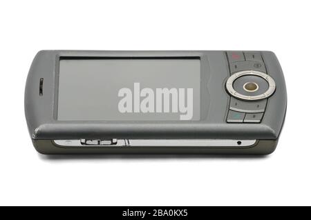 Old style PDA smartphone on isolated white background Stock Photo - Alamy