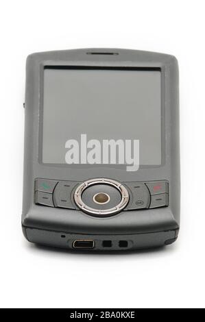 Old style PDA smartphone on isolated white background Stock Photo - Alamy