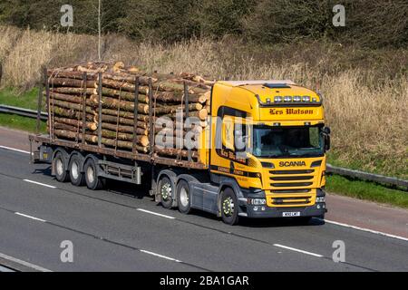 Timber Logs, Haulage delivery trucks, lorry, transportation, truck ...