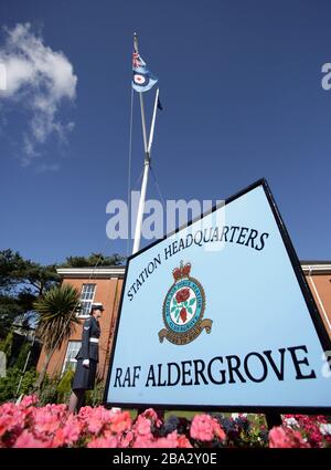 RAF personnel during the offical hand over of RAF Aldergrove to Joint ...