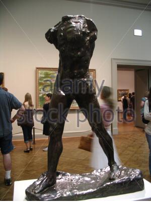 Auguste Rodin L'Homme qui marche 1907 XX th Century French school Stock ...