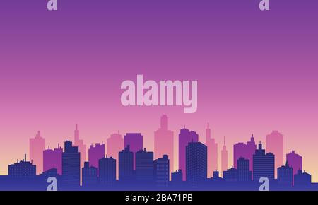 Building tall and shopping mall in the downtown Stock Vector Image ...