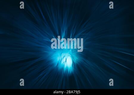 Beautiful abstract blue collapse background on a dark Stock Photo - Alamy