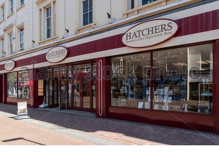 taunton town centre high street somerset county town england uk gb ...