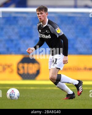 Derby County's Max Bird in action Stock Photo - Alamy