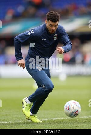 Coventry City's Maxime Biamou before the game Stock Photo - Alamy