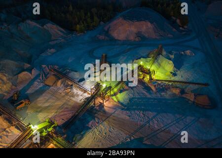 Open cast mine Stock Photo - Alamy