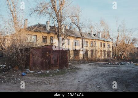Fall winter city Stock Photo - Alamy