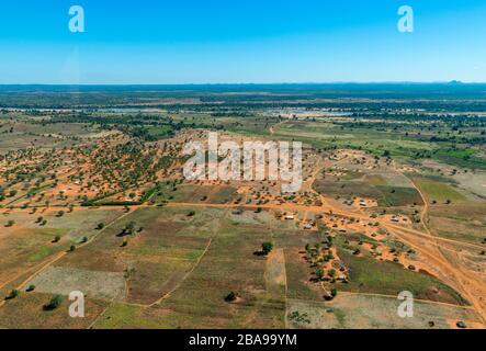 An aerial view of Checheche Zimbabwe Stock Photo - Alamy