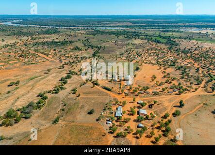 An aerial view of Checheche Zimbabwe Stock Photo - Alamy