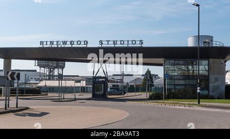 Filming and production at Pinewood studios, UK Stock Photo - Alamy
