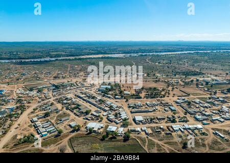 An aerial view of Checheche Zimbabwe Stock Photo - Alamy