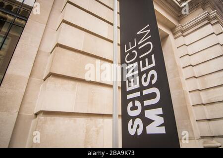LONDON-Exterior of the Science Museum in Kensington, a landmark ...