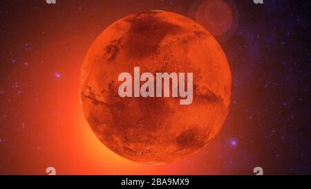 Mars - High resolution best quality solar system planet Stock Photo - Alamy