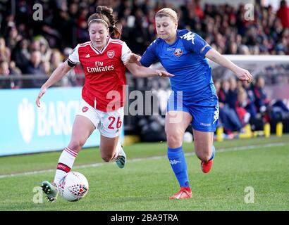 Arsenal's Ruby Grant (left) in action Stock Photo - Alamy