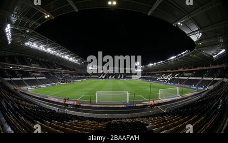 General View inside the Stadium of The City Ground during the ...