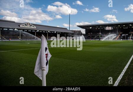 A general view of Craven Cottage prior to the Fulham v Nottingham ...