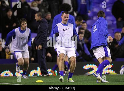 A general view of players during a training session at Stamford Bridge ...