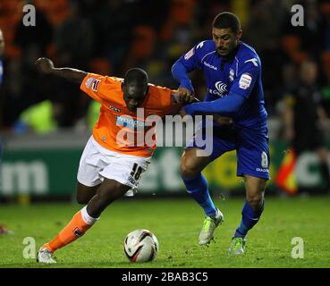 Blackpool's Isaiah Osbourne Stock Photo - Alamy