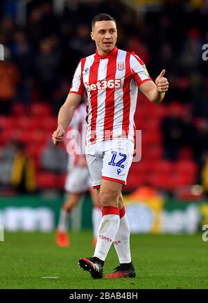 Stoke City's James Chester Stock Photo - Alamy