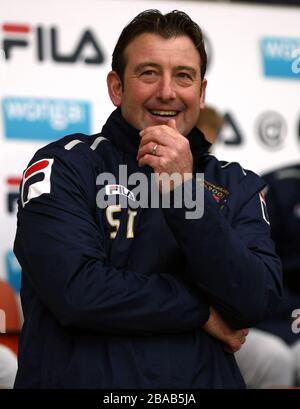 Steve Thompson, Blackpool Assistant Manager Stock Photo - Alamy