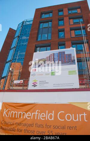 Kimmerfield Court, a residential block, part of the first phase of the ...