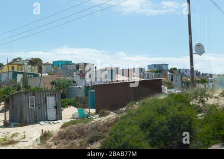 Khayelitsha Township (Xhosa - our new home) photographed from Baden ...
