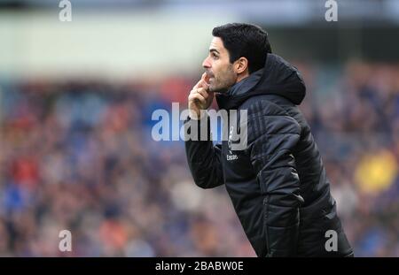 Arsenal manager Mikel Arteta during the Premier League match at the ...