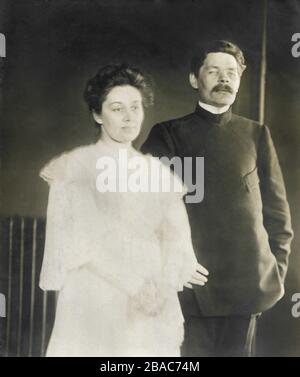 Portrait of the actress Maria Fyodorovna Andreyeva (1868-1953). Museum ...