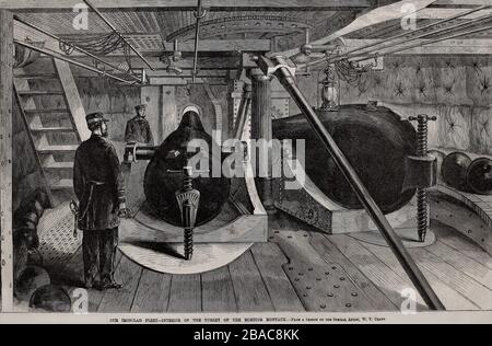 Deck of a Passaic class Civil War-Era monitor warship; General notes ...