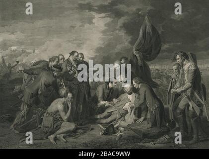 French and Indian War. Defeat and death of General Edward Braddock in ...