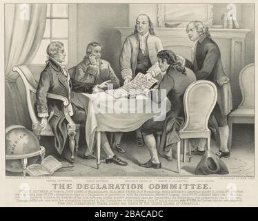 The Declaration of Independence Committee. Thomas Jefferson, Roger ...