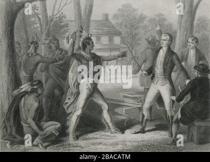 Tecumseh, Shawnee Indian Leader Stock Photo - Alamy
