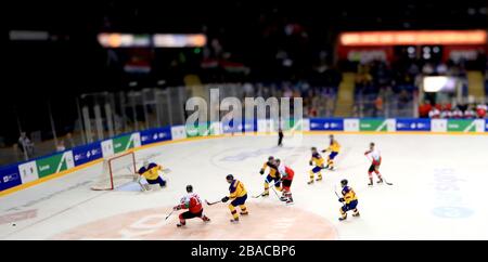 A general view of the match between Hungary and Romania Stock Photo - Alamy