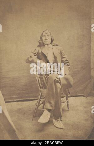 Indian chief Red Cloud on american postage stamp Stock Photo - Alamy