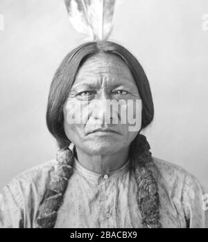 Sitting Bull a great leader of the Sioux tribe remembered for the ...