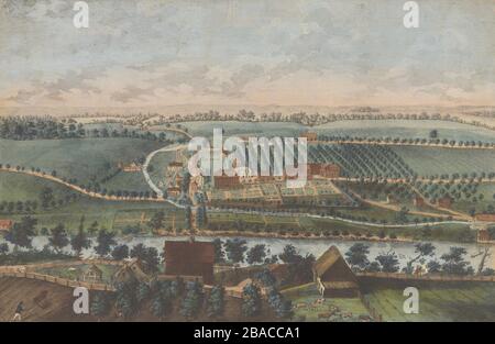 Pennsylvania Bethlehem,community religious settlement Moravian College ...